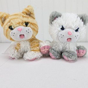 Toys | Cabbage Patch Kids Cat Plush Set Stuffed Animals White Gray ...
